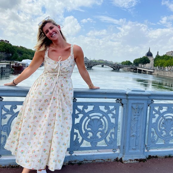 Doen | Dresses | Doen X Liberty Floral Peasant Dress | Poshmark